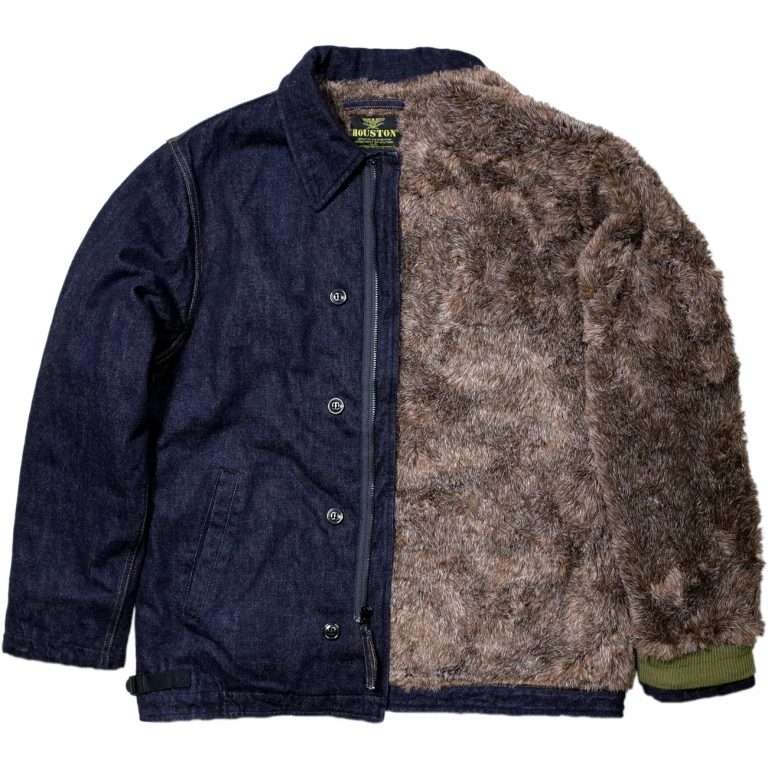 【DENIME】×【HOUSTON】 コラボレーション第二弾！ 『DENIM A-2 DECK JACKET』 ｜ HOUSTON-BOOK