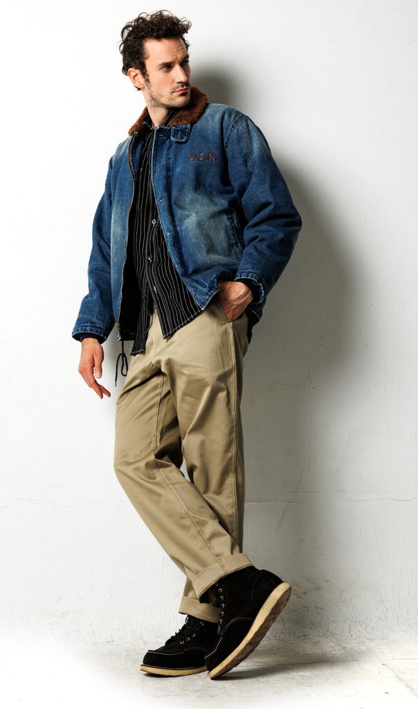 TYPE1 DENIM JKT T-BACK ｜ HOUSTON-BOOK